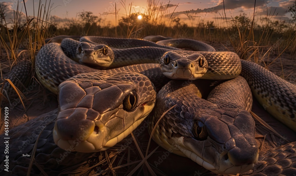 Serpentine selfie: Snake captures a striking pose with its mesmerizing ...