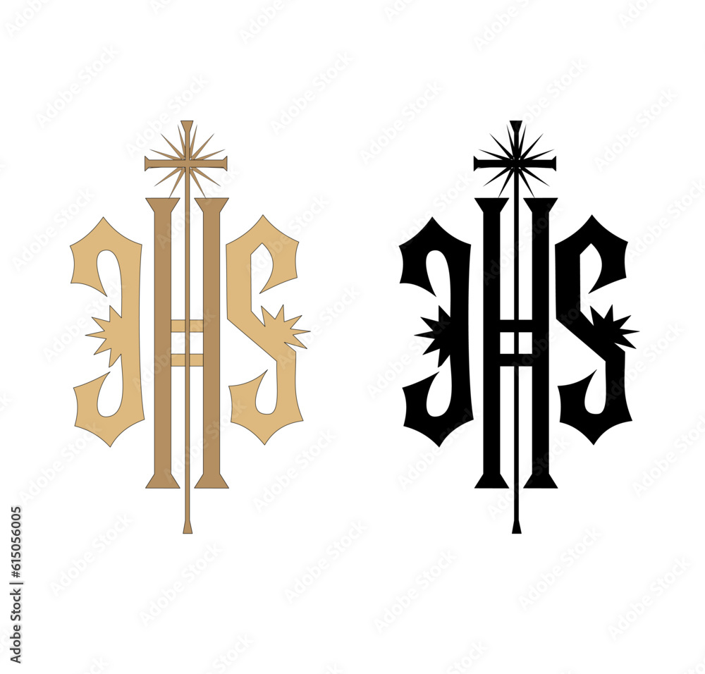 IHS GOLD EMBROIDERY FOR LITURGICAL CLOTHES AND SACRED CEREMONIES ...