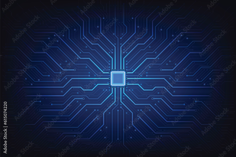 Circuit board. Technology background. Central Computer Processors CPU concept. Motherboard ...