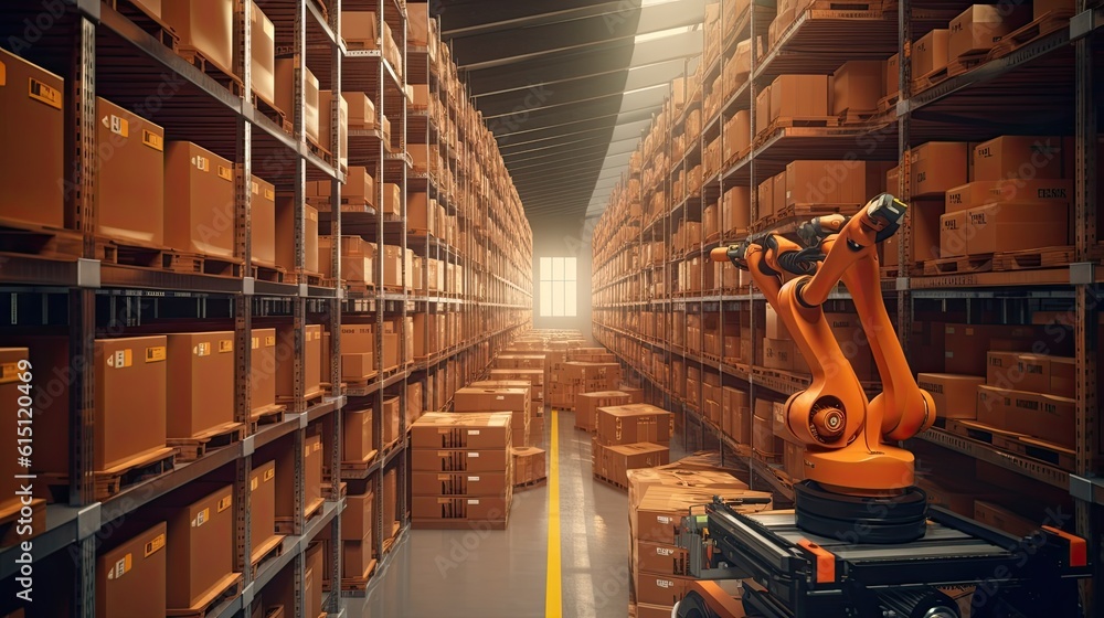 intelligent robotic system for warehouses and factories with digital ...