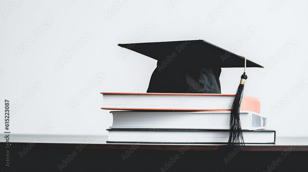 graduation cap and diploma HD 8K wallpaper Stock Photographic Image ...