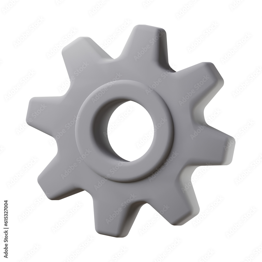 setting 3d icon Stock Illustration | Adobe Stock