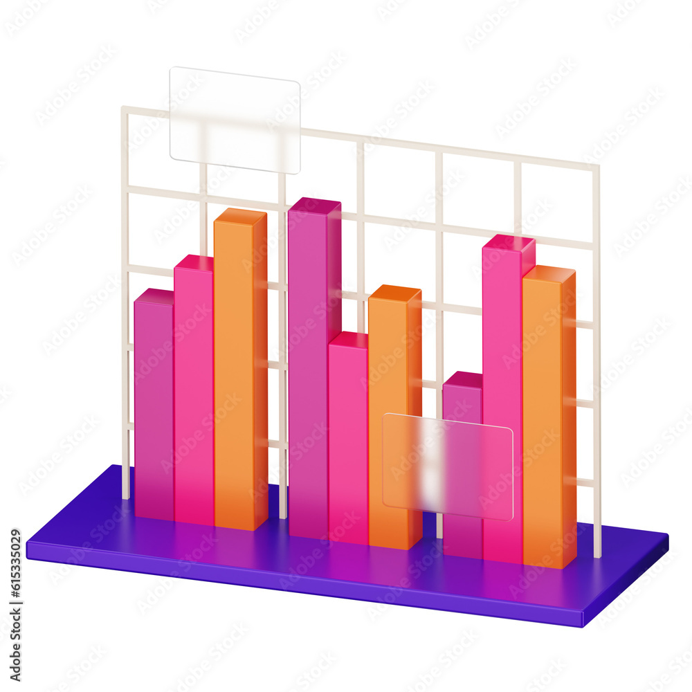 Charty - 3D Statistics, Charts, Diagram, Data Collection, Bar Diagrams Pie Chart Line Chart ...