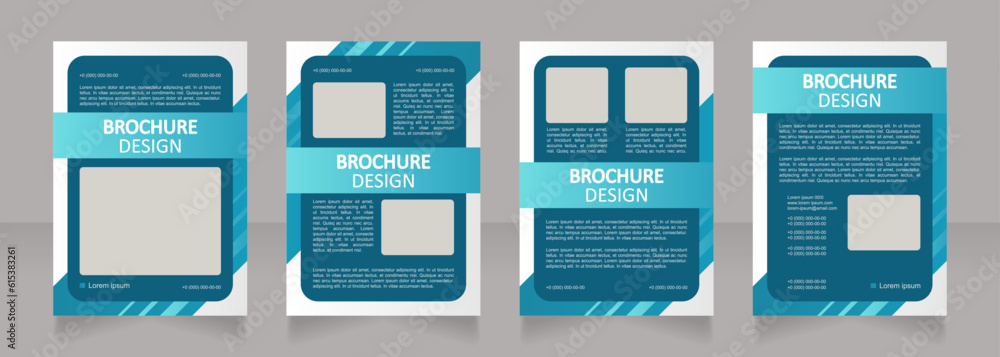 Stocks and shares purchasing blank brochure layout design. Vertical ...