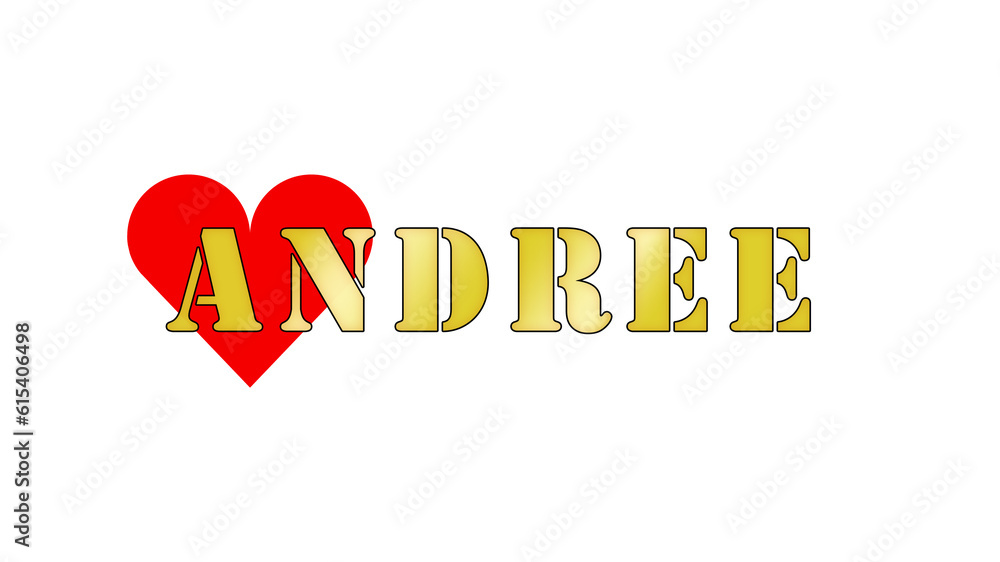 Andree, in Catalan Spanish and very popular name, common all over the ...
