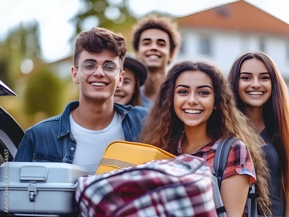 Students return to campus after holidays, say hello to their colleagues ...