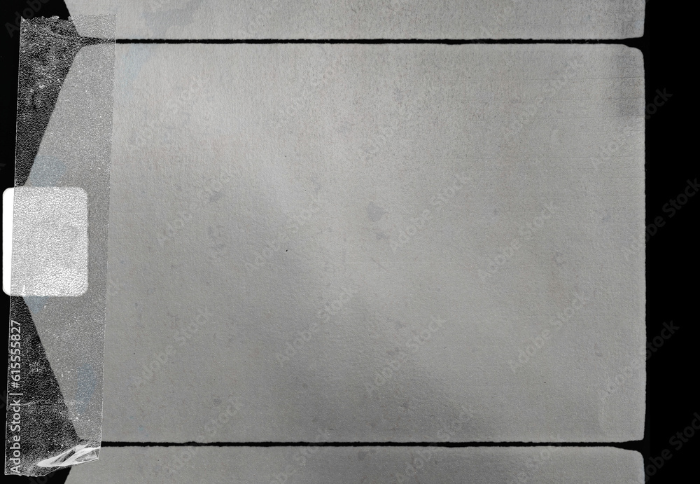 scan of blank or empty super 8mm film frame with dust and scratches and ...