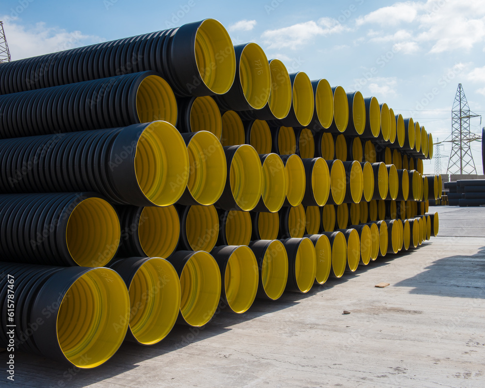 Black HDPE Double Wall Corrugated Pipe, HDPE Pipes Manufacturers, HDPE ...