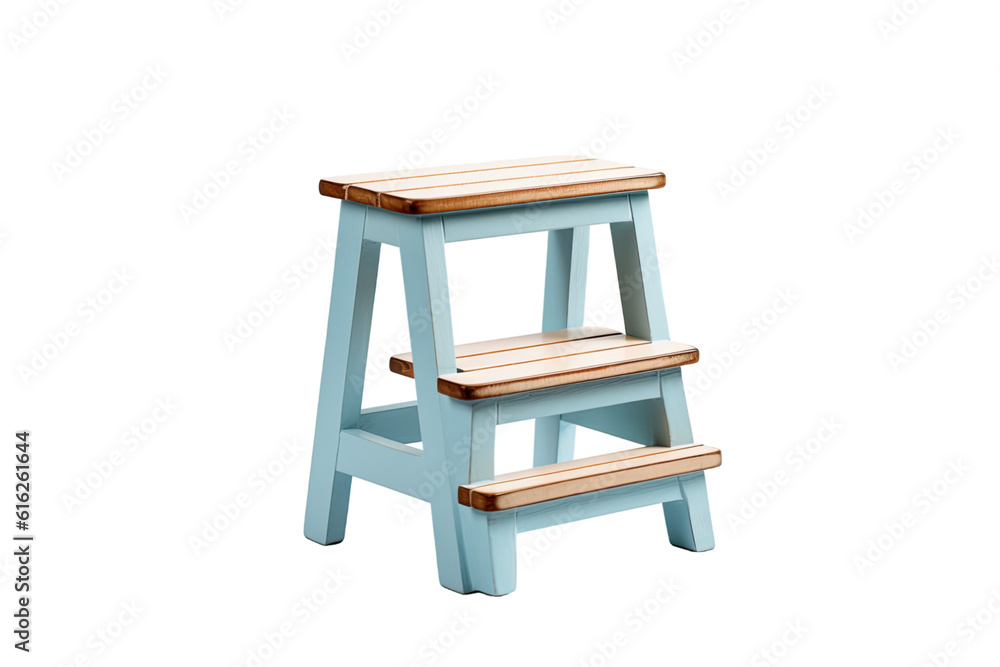 step stool isolated on a transparent background, generative ai Stock ...