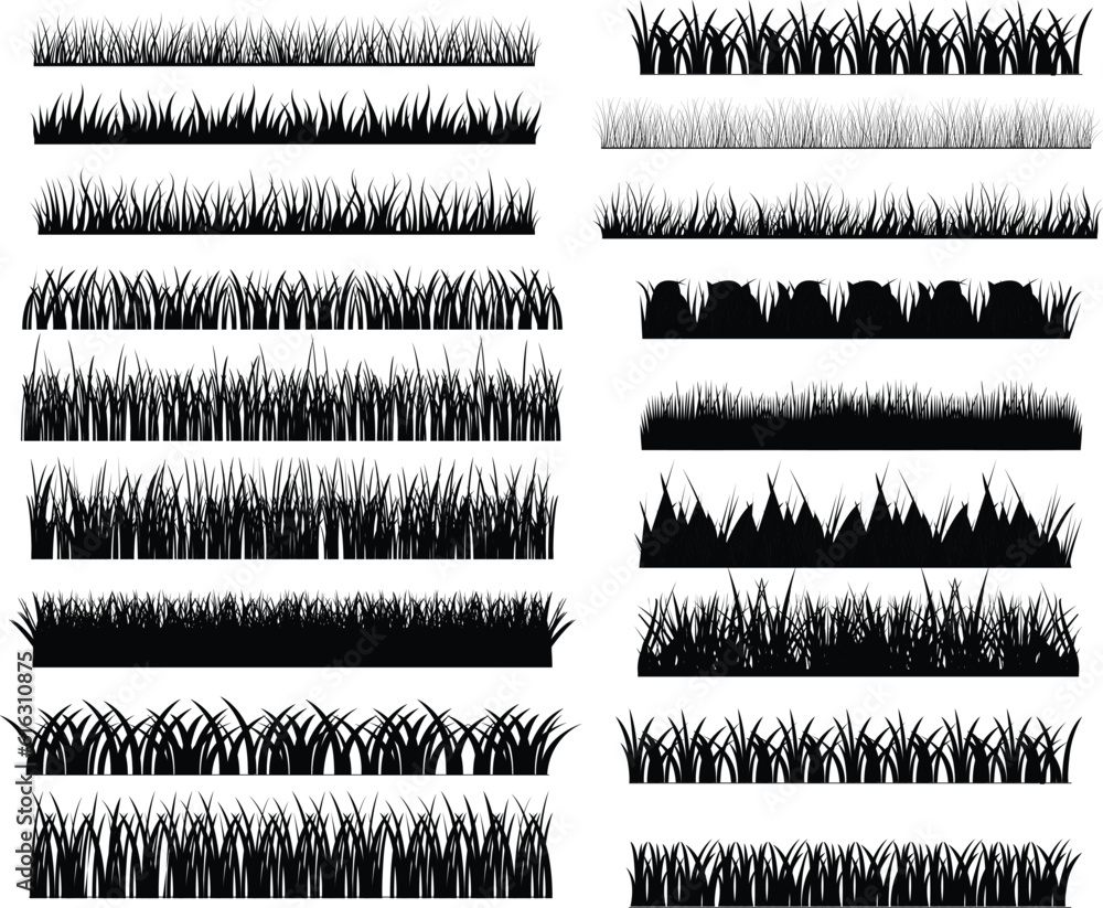 Grass SVG, Grass Lawn SVG, Grass PNG, Glass Clipart, Grass Border ...