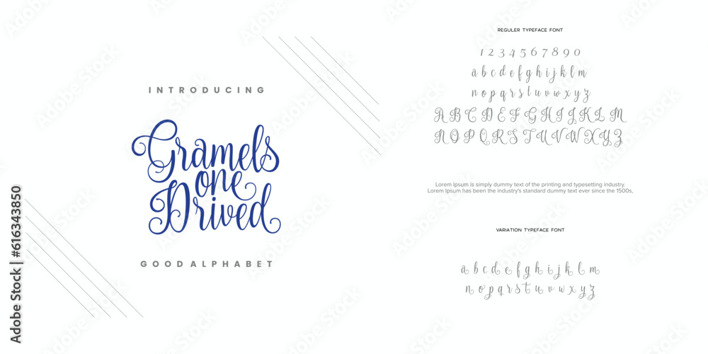 Stock-Vektorgrafik „Abstract Fashion font alphabet. Minimal modern ...