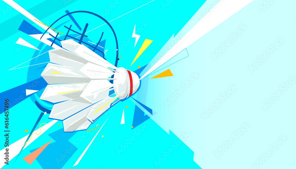 Badminton abstract background design. Sports concept Stock Vector ...