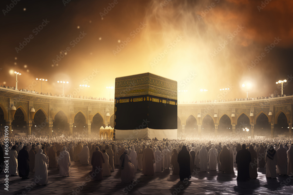 Beautiful kaaba hajj piglrimage in mecca umra eid al adha photo ...