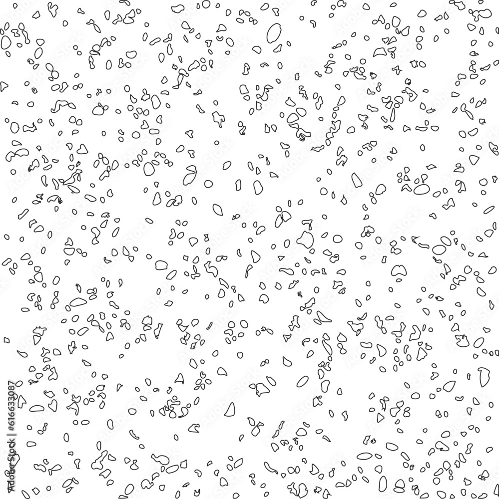 soil, sand, ground texture vector, set of graphics elements drawing for ...