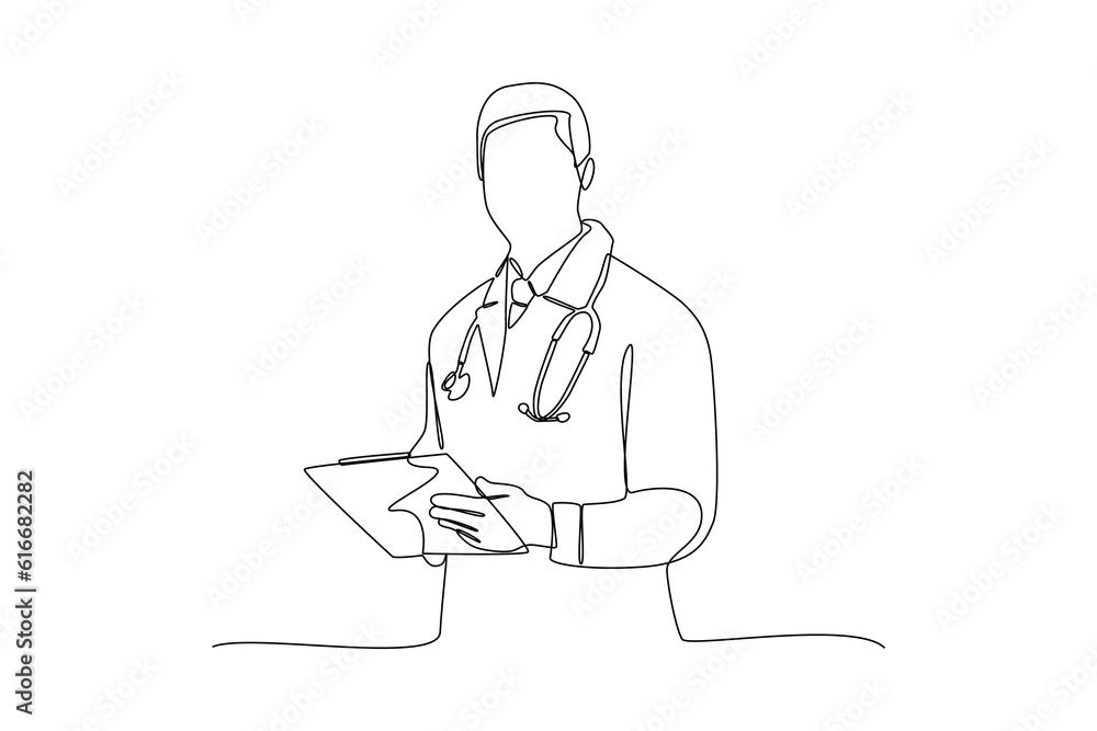 Continuous one line drawing healthcare activity concept. Single line ...