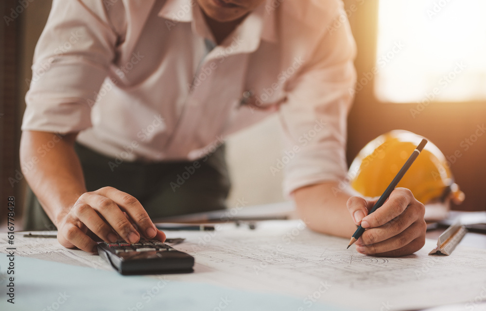 strategy, architecture, blueprint, measurement, calculate, project ...