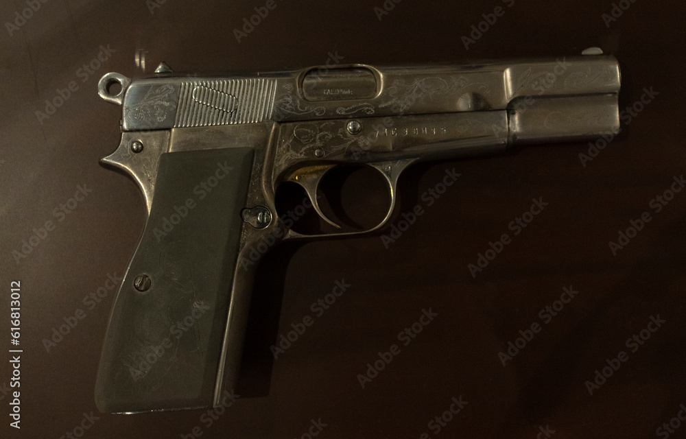 BOGOTA, COLOMBIA Gonzalo Rodriguez Gacha alias "the mexican" pistol ...