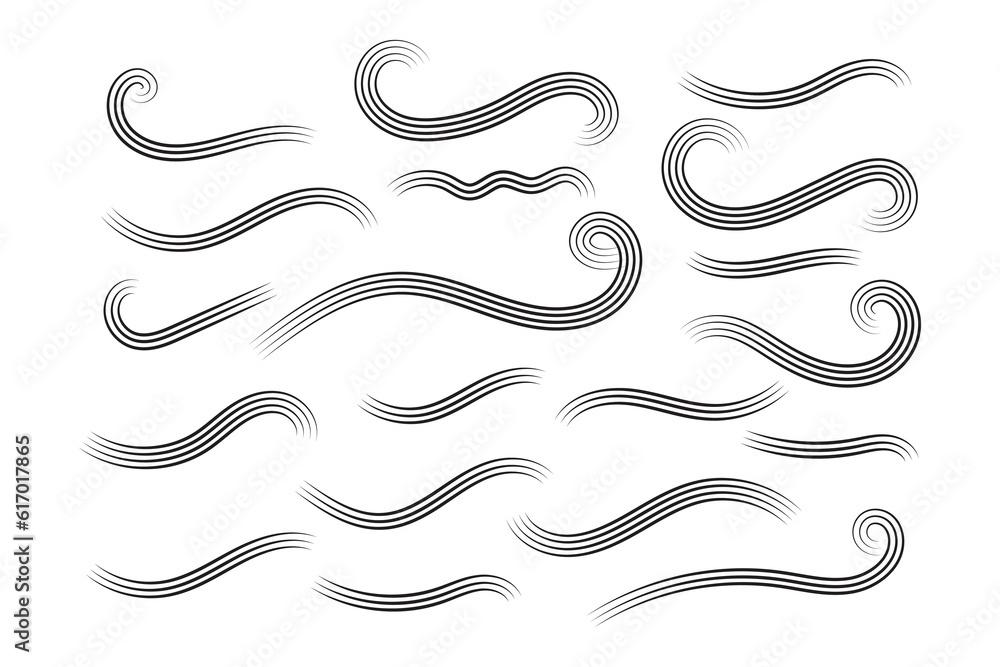 Vintage Filigree Swirls, calligraphy font style Decorative Elements ...