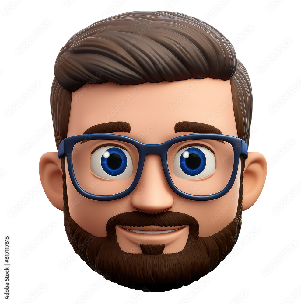 Memoji european lucky guy on transparent background. PNG. Emoji, ai ...