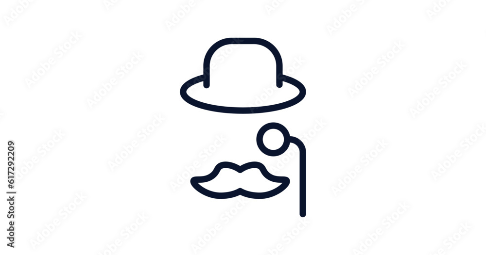 sir icon. Thin line sir icon from people collection. Outline vector ...