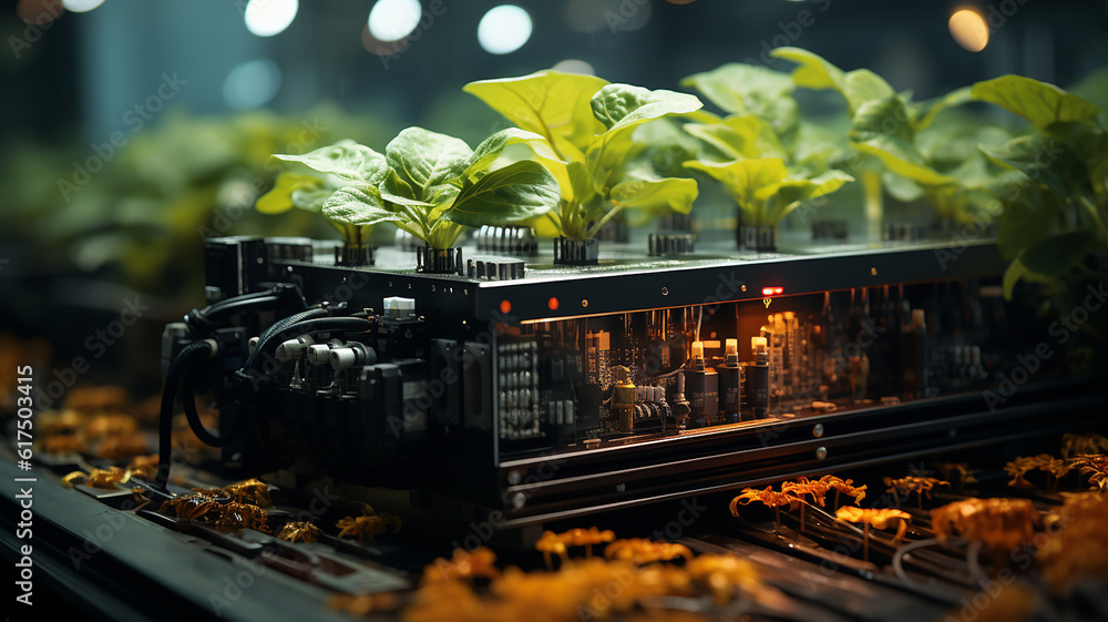 Artificial generated natural crops sustainable future modified plant ...