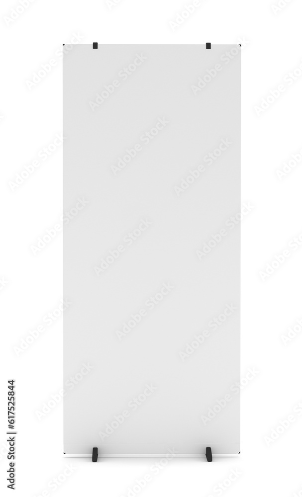 Trade show booth white and blank. Isolated on white background ...