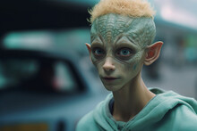 Cool Teenage Alien Boy Free Stock Photo - Public Domain Pictures