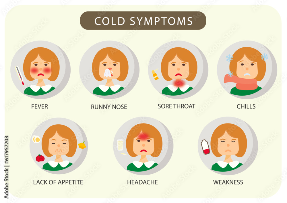 disease cold symptoms headache flu runny nose sore throat chills ...