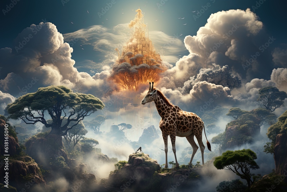 Gravity - Defying Giraffe: Witness a peculiar sight as a giraffe ...