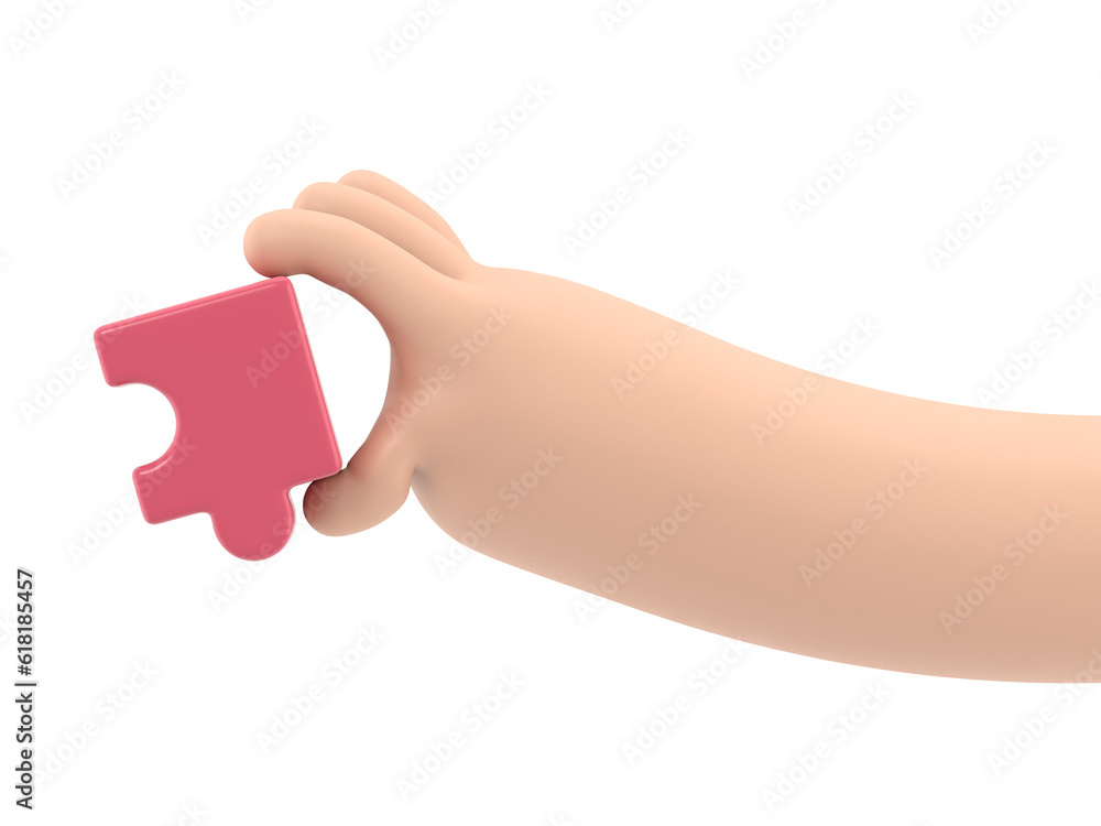 Transparent Backgrounds Mock-up.Business teamwork with white puzzle of ...