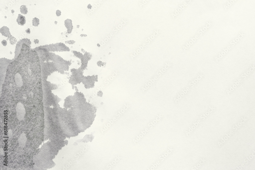 Paper texture with wet spots. Old paper with wet water stains. Sheet of ...