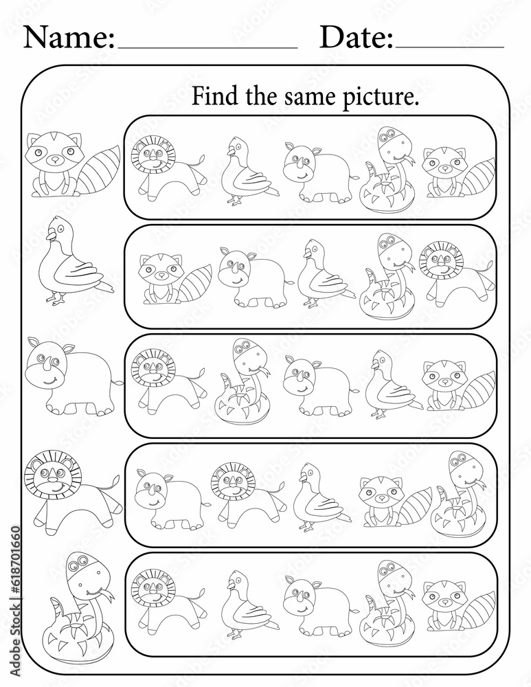 Ilustração Printable Activity Pages for Kids | Activity Worksheets for ...