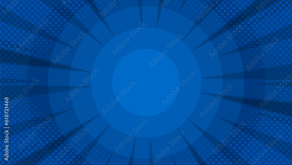 blue pop art zoom background Stock Vector | Adobe Stock