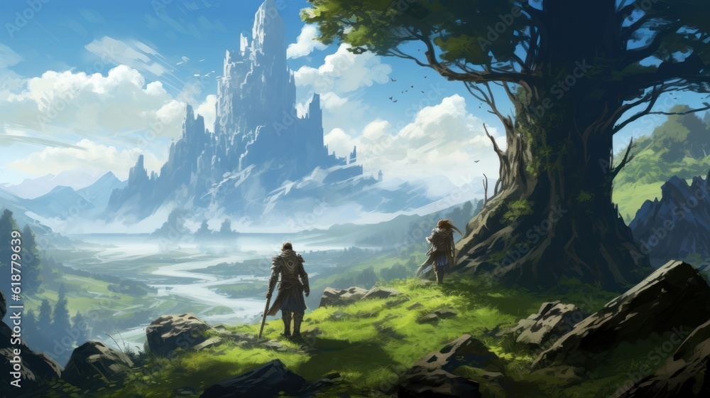 Role Playing Games Game Art Background Stock Photo | Adobe Stock