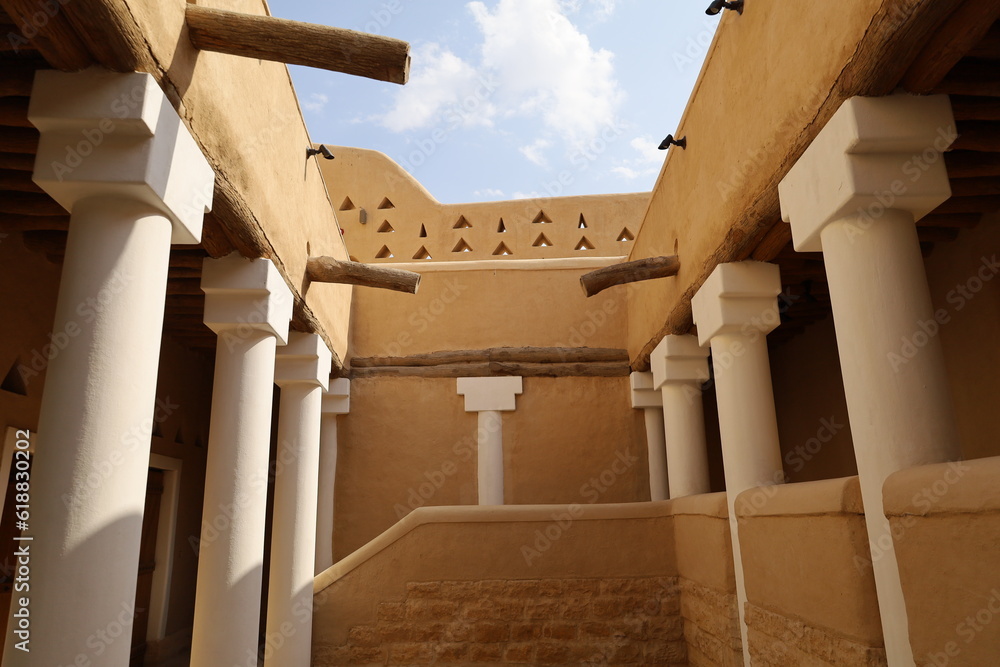 Riyadh Saudi Arabia Mar 11 2023: Al Diriyah old capital . Diriyah ruins ...