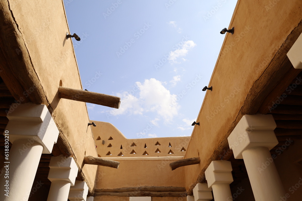Riyadh Saudi Arabia Mar 11 2023: Al Diriyah old capital . Diriyah ruins ...