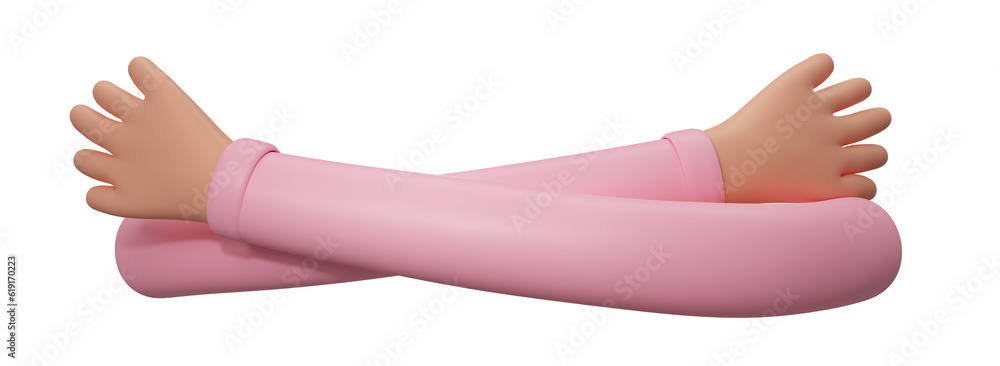 Simple 3D Hugging hands on blue blackground. Arm embrace, Hug icons ...