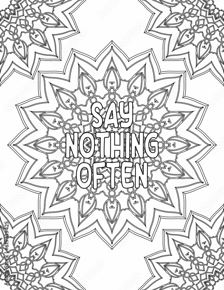 Printable Growth Mindset Coloring Pages, Mandala Coloring Pages for ...