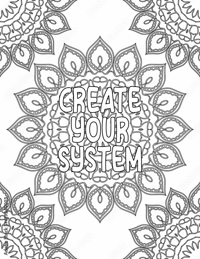 Growth Mindset Coloring sheet , Mandala Coloring Pages for Self-love ...