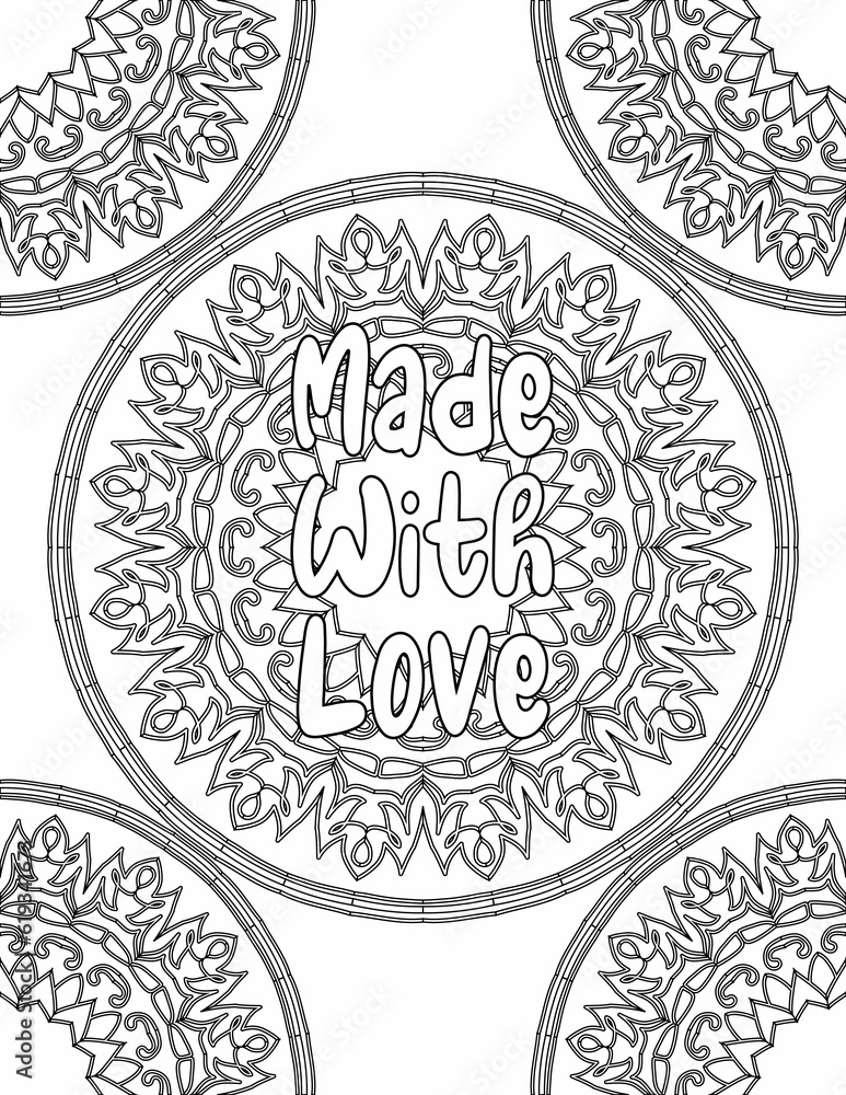 Growth Mindset Coloring Pages, Mandala Coloring sheet for Self ...