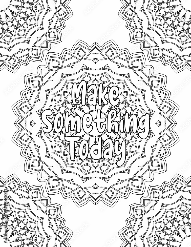 Printable Growth Mindset Coloring Pages, Mandala Coloring Pages for ...