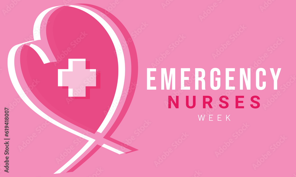 Emergency Nurses week. background, banner, card, poster, template ...