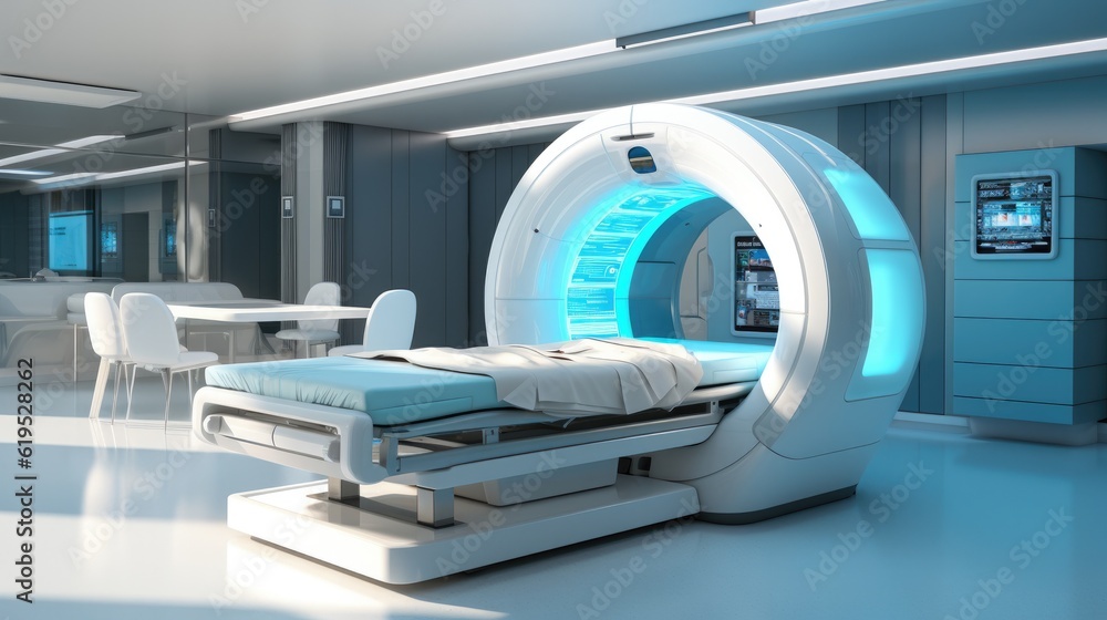 CT Scan Machine, CT (Computed tomography) scanner in hospital ...