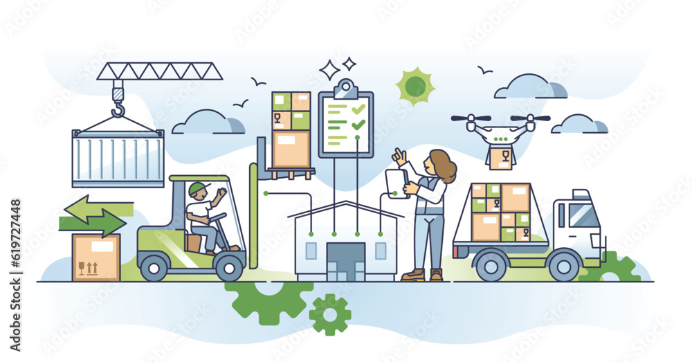 Inventory management as warehouse organization and control outline ...