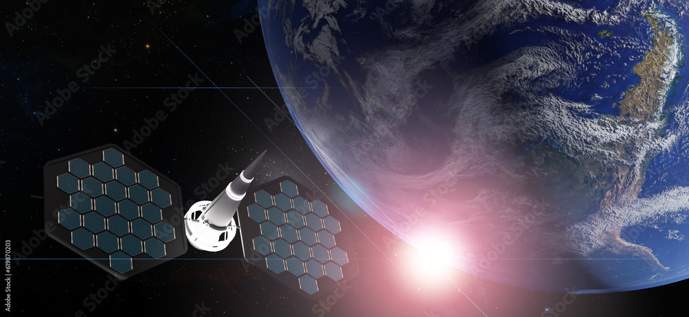 extraterrestrial solar cells transmission of electrical energy from ...