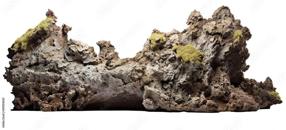 heavy reef rock on transparent background, png Stock Illustration ...