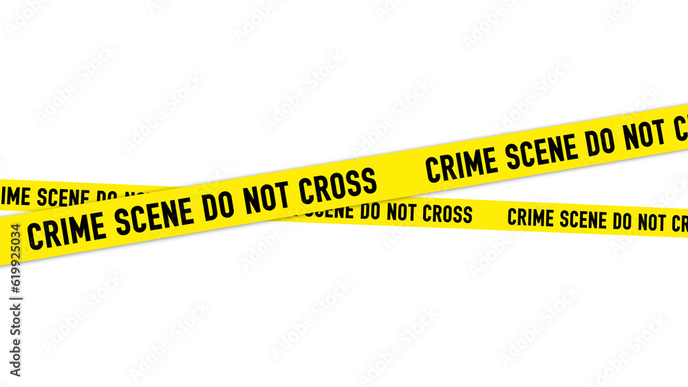Crime scene do not cross tape line 3D Design Element – Transparent PNG ...