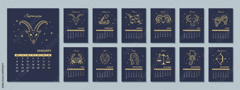 Zodiac signs month by month 60 photos - Astrologytoyou.com
