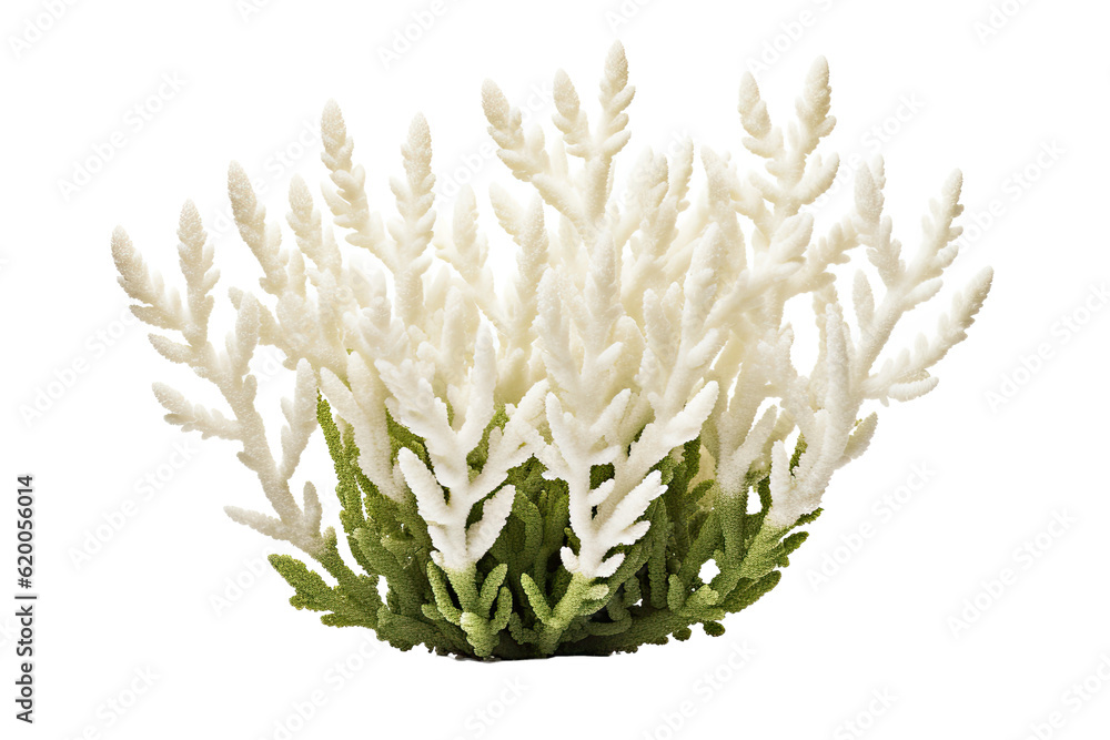 Staghorn Acropora corall on transparent background (PNG). Generative AI ...