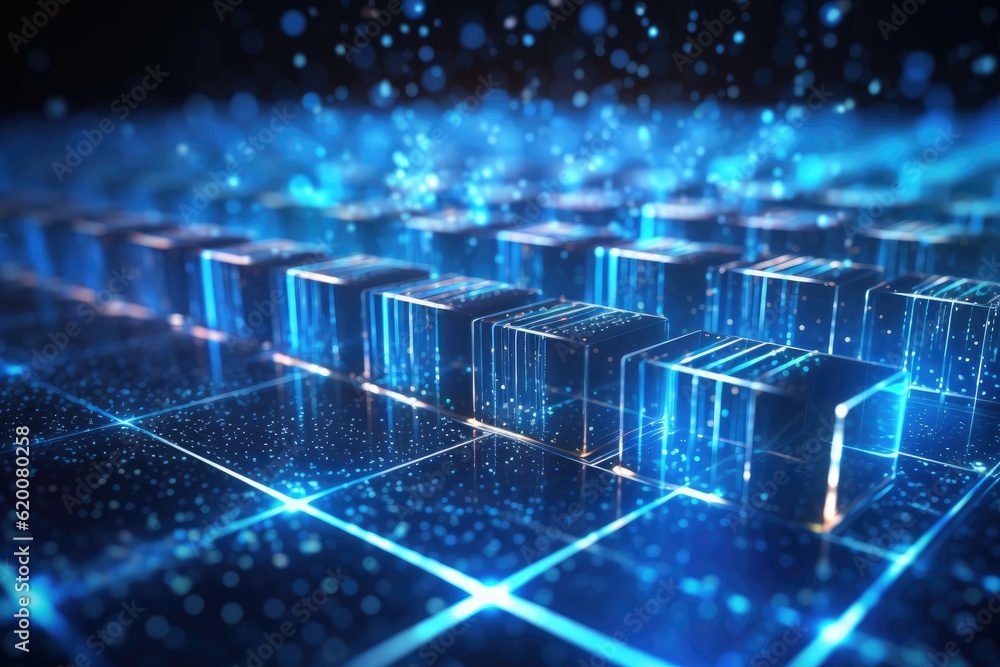 Abstract futuristic background Data Transfer. technology concept ...